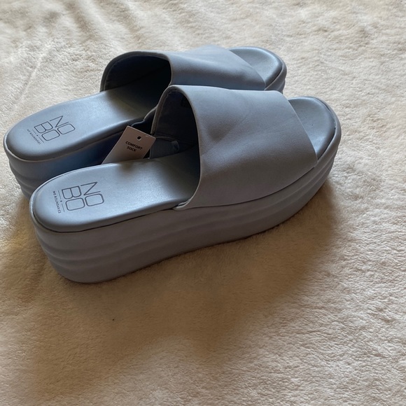 Target | Shoes | Target Light Blue Platform Sandals | Poshmark